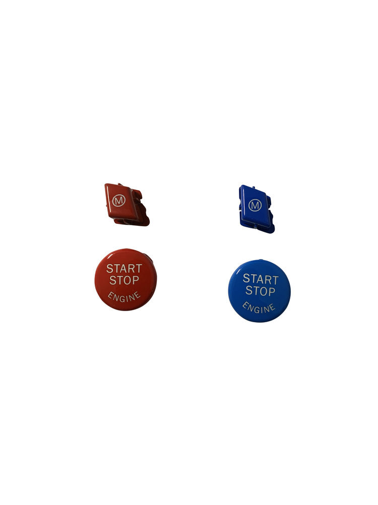 START & M Button Set Kit For BMW E90/E92/M3 CHOOSE RED OR BLUE ...