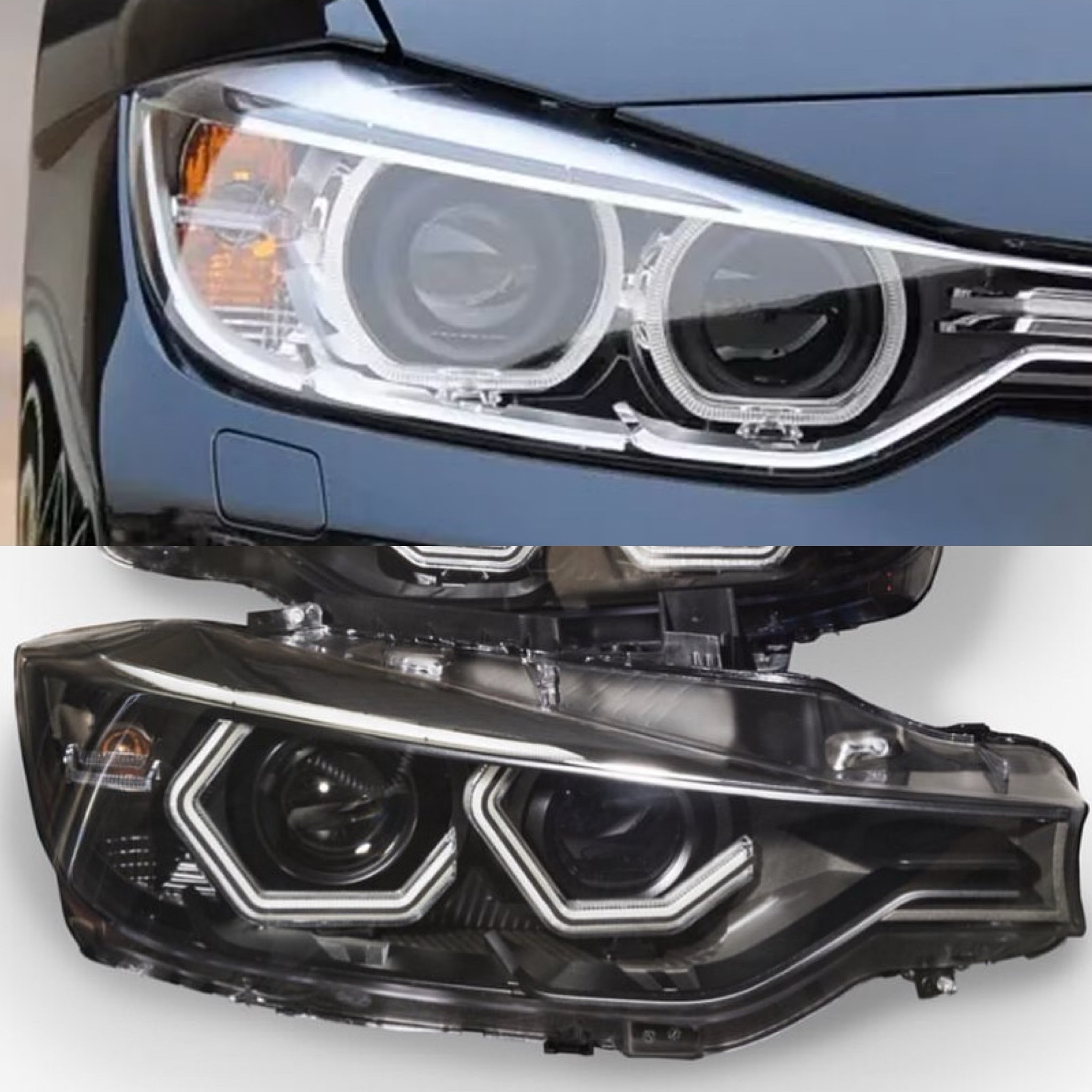 F30 Sedan Pre Built Headlights - BavGruppe